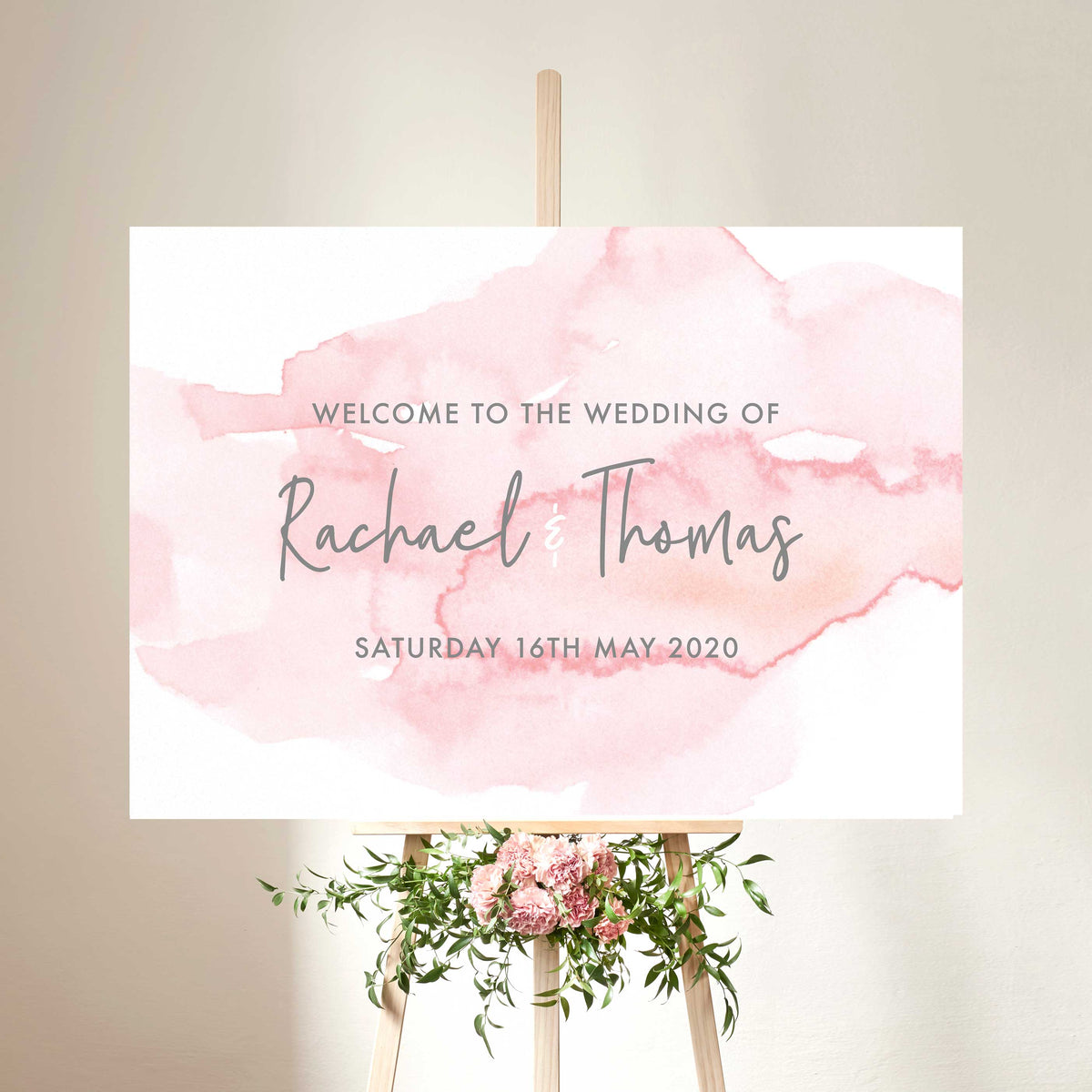 Watercolour Passport Welcome Sign – Emmy Designs