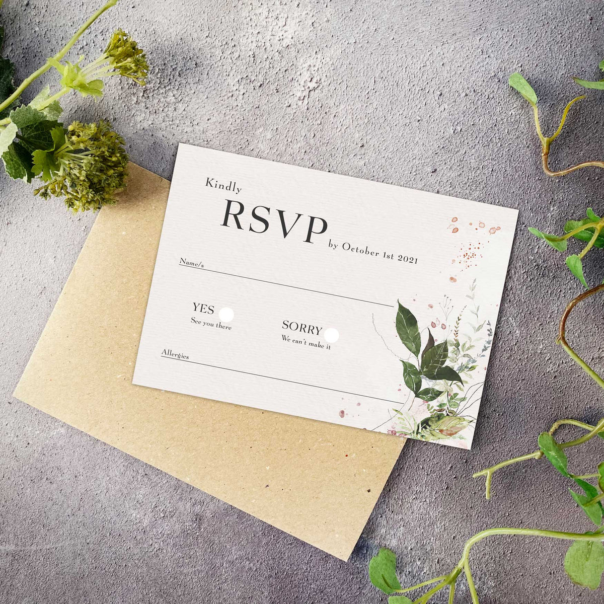 Enchanted Romance Wedding Invitation – Emmy Designs