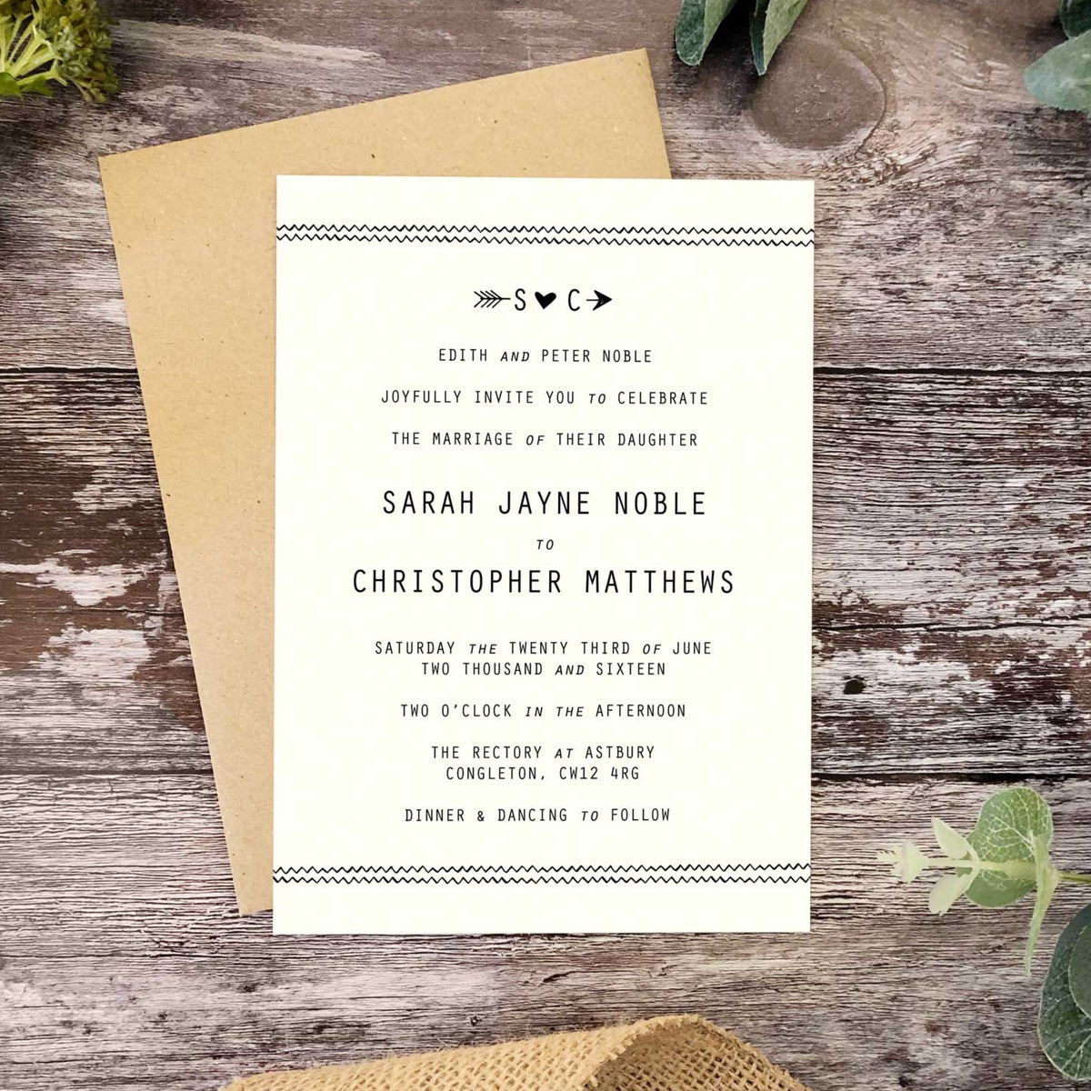 Chevron Wedding Invitation Template Wedding Invitation Card Editable