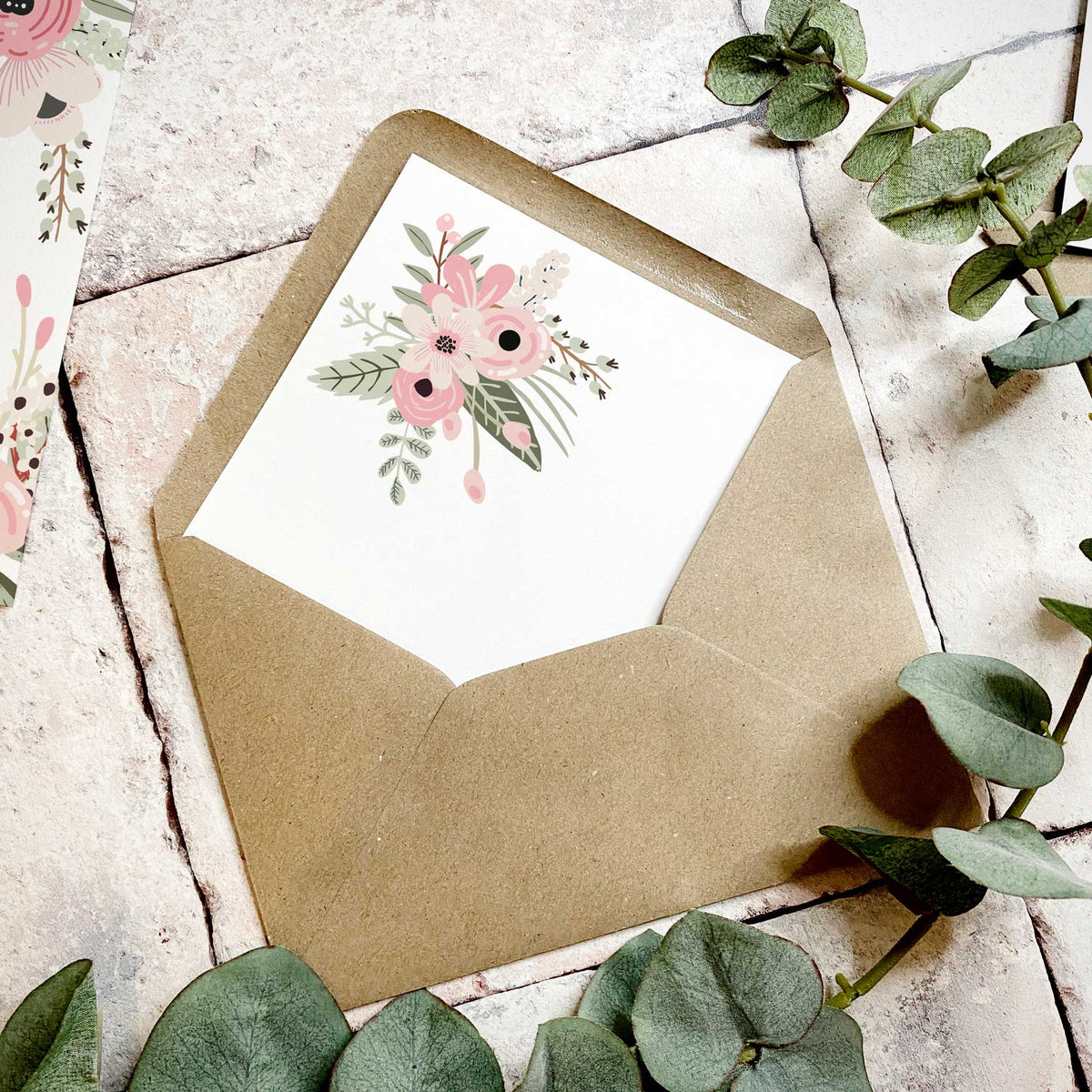 Pastel Pink Envelope Liner – Emmy Designs