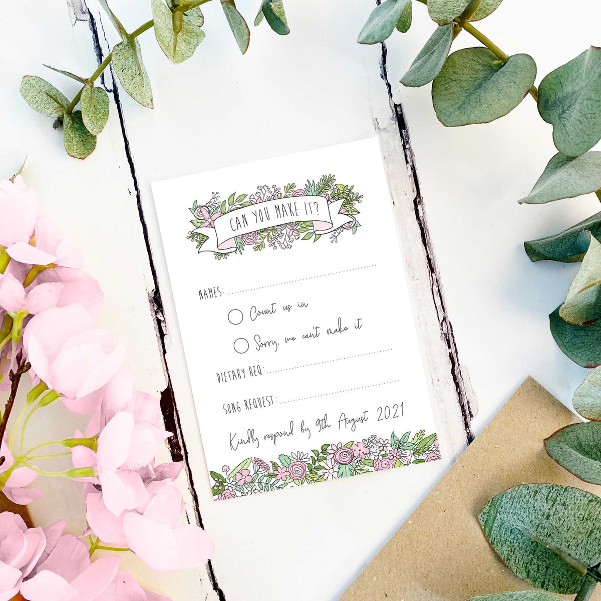 Pretty Pastels Printed Envelopes – Emmy Designs