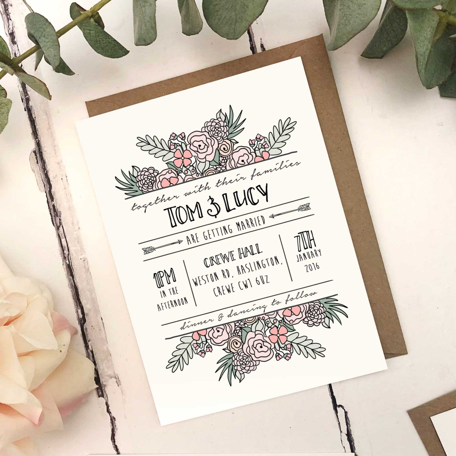 Secret Garden Wedding Invitation New Invitation Design: Introducing